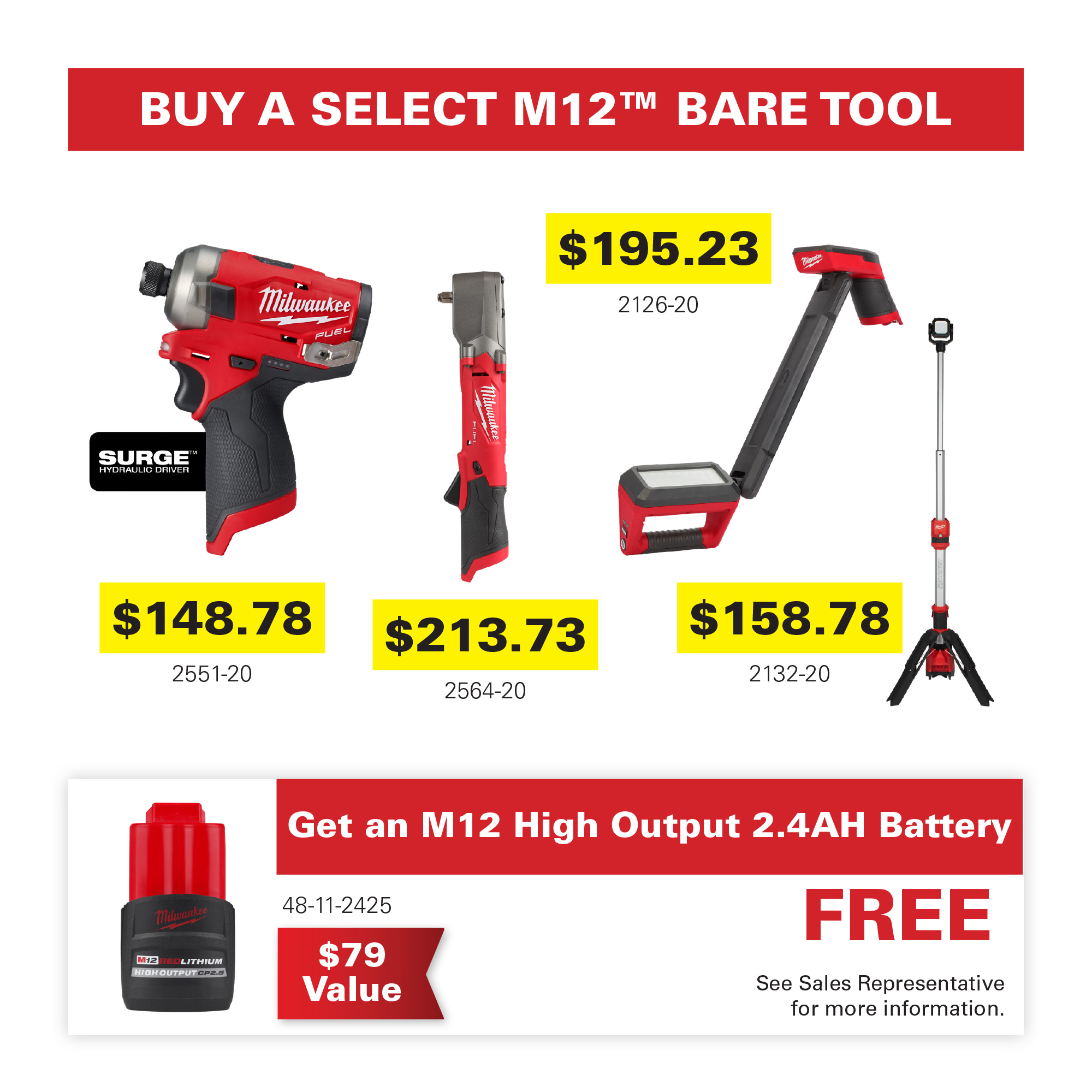 Current Milwaukee Promos - Precision Drive & Control