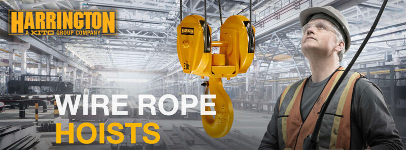 Harrington Wire Rope Hoists - Precision Drive & Control